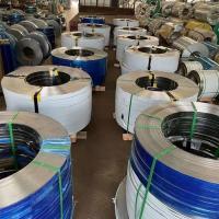 China Slit Edge 409L 1 Inch Stainless Steel Strips No.4 HL 8K Surface for sale