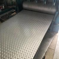 China 1000mm 316 Stainless Steel Checkered Plate Diamond Plate BA 8K Etching for sale