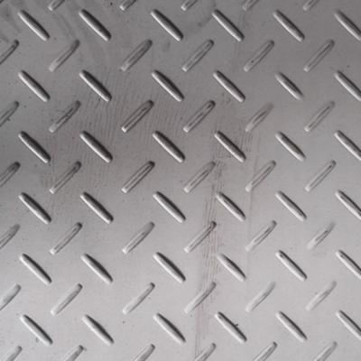China 1000mm 316 Stainless Steel Checkered Plate Diamond Plate BA 8K Etching for sale