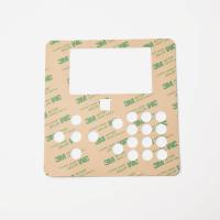 China Durable Custom Membrane Keypad Switch With Top Embossing 3M Adhesive for sale