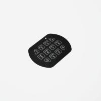 China Ultra Slim Membrane Keyboard Switch Black Color Waterproof Dustproof for sale