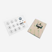 China PET PC PVC Material PCB Membrane Switch Keypad With Top Embossing Multipurpose for sale