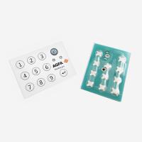China PET PC PVC Material PCB Membrane Switch Keypad With Top Embossing Multipurpose for sale