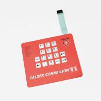 China Push Button PET Membrane Switch Keypad With Glossy Matte Surface for sale