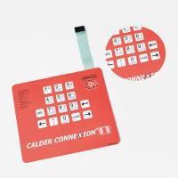 China Push Button PET Membrane Switch Keypad With Glossy Matte Surface for sale