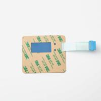 China Tactile Button PET Membrane Switch With 0.25mm 0.5mm Thickness for sale