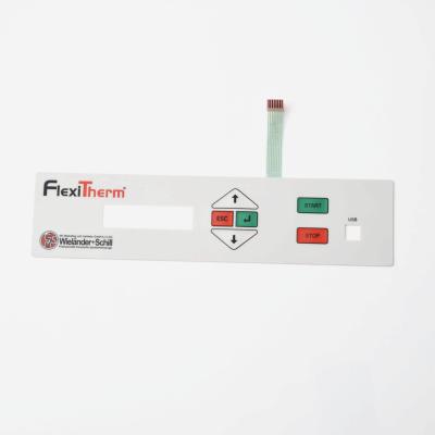 China AC 250V Tactile Membrane Switch Panels With LED LGF Backlight for sale