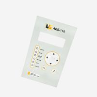 China Flexible Industrial LED Membrane Switch DC 12 Volt With Window for sale