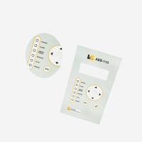 China Flexible Industrial LED Membrane Switch DC 12 Volt With Window for sale