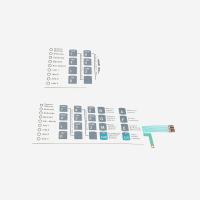 China DC 12V LED Membrane Switch Keypad IP67 With Wire Wireless Interface Type for sale
