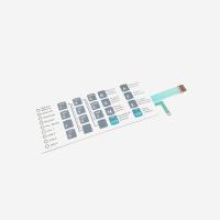 China DC 12V LED Membrane Switch Keypad IP67 With Wire Wireless Interface Type for sale