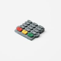 China PMS Color Rubber Keypad Membrane Switch Durable With Silk Printing Laser Etching for sale