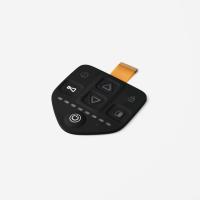 China Flexible Custom Silicone Rubber Keypads With Silk Printing Laser Etching Logo for sale