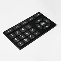 China Abrasion Resistant Silicone Rubber Keypads , Rubber Membrane Switch Multifunctional OEM for sale