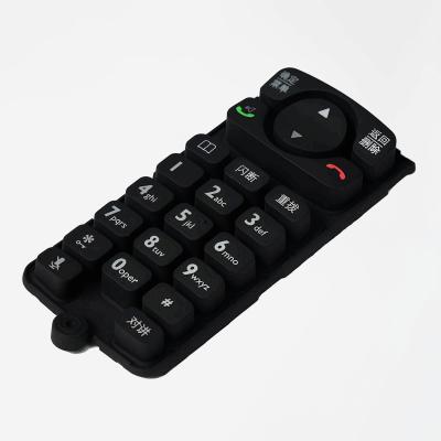 China Customized Silicone Rubber Keypads With Multimedia Keys UV Resistant for sale