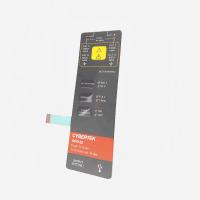 China Customizable PET Tactile Membrane Keyboard Glossy Surface for sale
