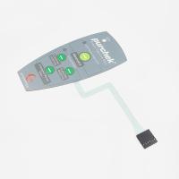China Tactile PET Membrane Switch Membrane Keypad 0.25mm Thickness for sale