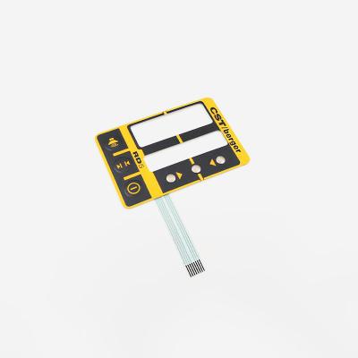 China Polyethylene Terephthalate Tactile Membrane Switch 0.5mm Thickness for sale
