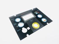 China Custom Color Graphic Overlay for Touchscreen Devices Robust and Aesthetically Pleasing for sale