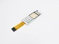 China 55*70mm FPC Membrane Switch Designed with Embossed Button and Printed Silver Conductor for sale