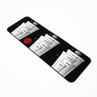China Thickness 0.1-0.5mm Flexible PET Membrane Switch for Various Appliance Applications for sale