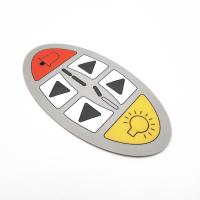 China High Sensitivity FPC Membrane Switch with 3M Adhesive and Top Embossing for sale