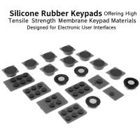 China Silicone Rubber Keypads Offering High Tensile Strength Membrane Keypad Materials Designed for Electronic User Interfaces for sale