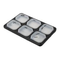 China High Elongation Silicone Rubber Keypads Featuring Lifespan 1 Million To 5 Million Cycles and Matt Clear PU Coating for Controls for sale