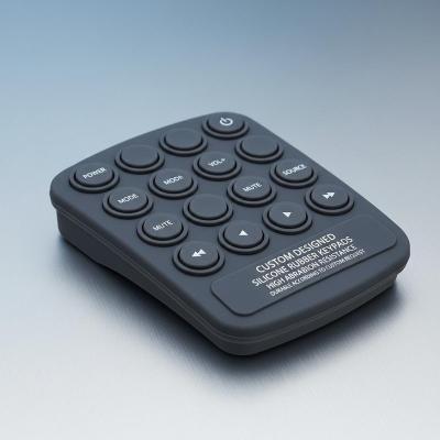 China Silicone Rubber High Abrasion Resistance Keypads Custom Designed Silicone Rubber Keypads According To Custom Request Durable for sale