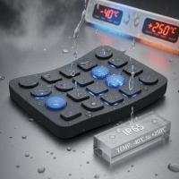 China High Flexibility Silicone Rubber Keypads Featuring Water Resistance IP65 or Higher and Temperature Range Minus 40 to Plus 250 Degrees for sale