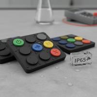 China Manufacture Yes Silicone Rubber Keypads Offering Water Resistance IP65 or Higher and Good Color Stability for Device Interfaces for sale