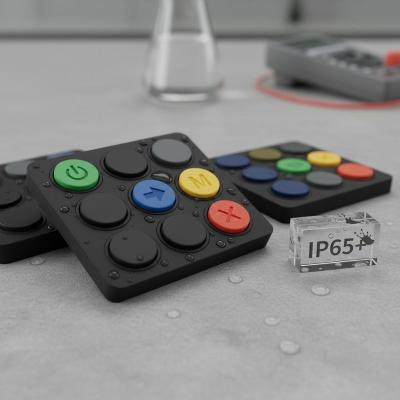 China Manufacture Yes Silicone Rubber Keypads Offering Water Resistance IP65 or Higher and Good Color Stability for Device Interfaces for sale