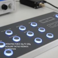 China Operating Force 50g To 500g Backlight Membrane Switch Matte Finish Providing Excellent Tactile Feedback and Illumination for sale