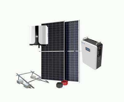 China Microgrid 5kW 10kWh Solar Energy System with LFP Battery Bank PCS and MPPT for sale
