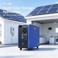 China Solar Energy Storage System 2200W Pure Sine Wave Hybrid Inverter 25.6V 100AH MPPT Home Backup Power for sale