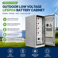 China 50kWh IP54 Outdoor LiFePO4 Battery Cabinet 48V 51.2V Modular Energy Storage System Home Commercial Solar for sale