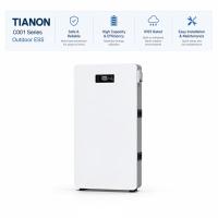 China TIANON 25.6V 314Ah 8.04kWh Outdoor IP65 LiFePO4 Battery C5 Anti-Corrosion Fire Suppression ESS System for sale