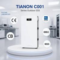 China TIANON51.2V 314Ah 16.08kWh Outdoor IP65 LiFePO4 Battery C5 Anti-Corrosion Fire Suppression ESS System for sale