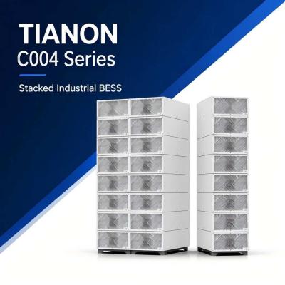 China Stackable High-Voltage LiFePO4 Battery 112kWh 241kWh Industrial Energy Storage System - TIANON for sale