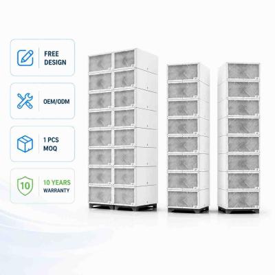 China Stackable Industrial ESS 768V 314Ah 241kWh 15-PACK 8000 Cycles AI Smart BMS Energy Storage System for sale
