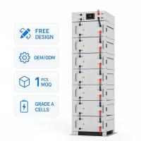 China Stackable Outdoor ESS 716.8V 100Ah 71.68kWh IP65 C5 8000 Cycles AI Smart BMS Industrial Storage for sale