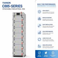 China Stackable Outdoor ESS 716.8V 100Ah 71.68kWh IP65 C5 8000 Cycles AI Smart BMS Industrial Storage for sale