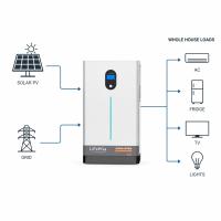 China 51.2V 100Ah 200Ah Wall Mounted LiFePO4 Solar Battery Home Energy Storage System - Tianon for sale