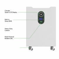 China 51.2V 314Ah 16kWh Floor-Mounted LiFePO4 Battery with Wheels Whole Home Solar Energy Storage System Tianon for sale