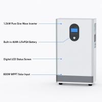 China 1.2kW 4kWh All-in-One Solar Energy Storage System LiFePO4 Battery Pure Sine Wave Off-Grid Home Solar Kit Tianon for sale