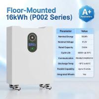 China 51.2V 314Ah 16kWh Floor-Mounted LiFePO4 Battery with Wheels Whole Home Solar Energy Storage System Tianon for sale