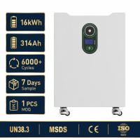 China Floor-Mounted LiFePO4 Battery 51.2V 314Ah 16kWh Whole Home Energy Storage Smart for sale