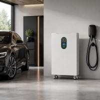 China 51.2V 314Ah 16kWh Floor-Mounted LiFePO4 Battery with Wheels Whole Home Solar Energy Storage System Tianon for sale