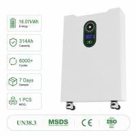 China Floor-Mounted LiFePO4 Battery 51.2V 314Ah 16kWh Whole Home Energy Storage Smart for sale
