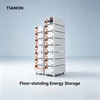China Tianon P006-1 64kWh Stacked High-Voltage LiFePO4 Battery 4-Module 204.8V Energy Storage System for Home Solar for sale